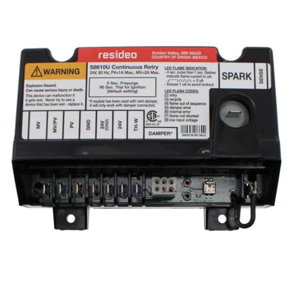Honeywell S90A1005 – Intermittent Pilot Gas Control (24VAC 60Hz ...