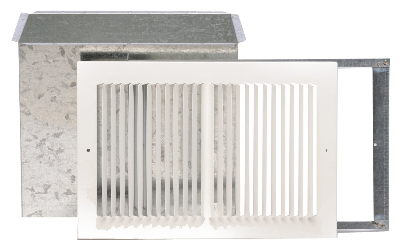 Williams Furnace Company 6501 Rear-Outlet Register with 10" Boot and D ...